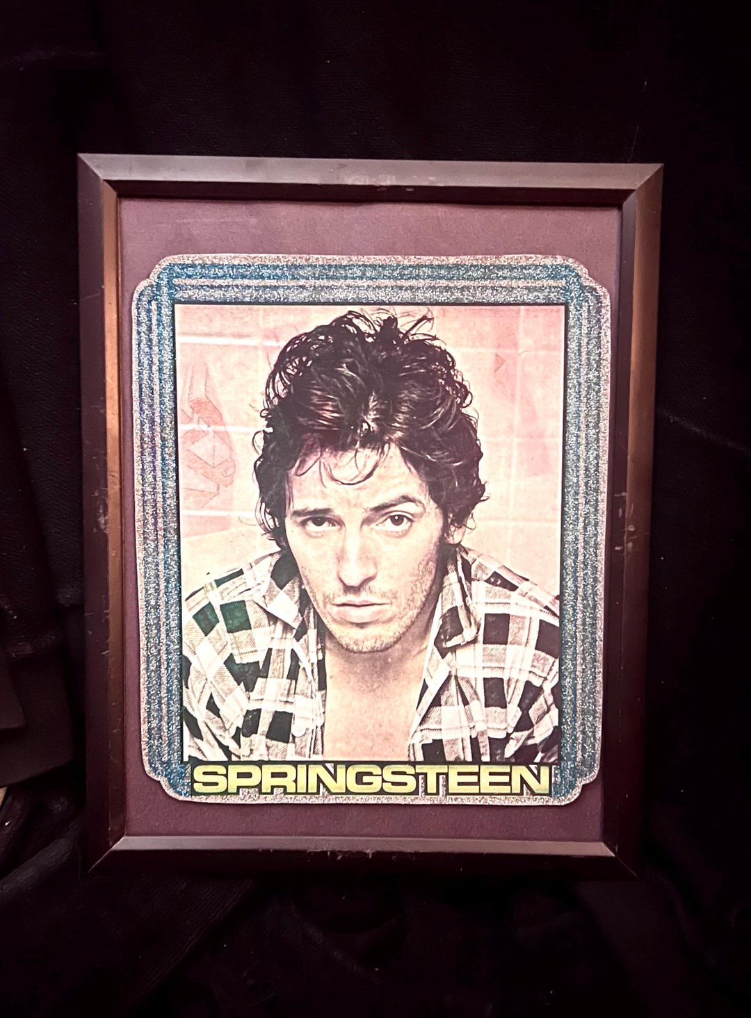 Bruce Springsteen Iron on T-shirt Transfer. Framed Vintage Flash From ...