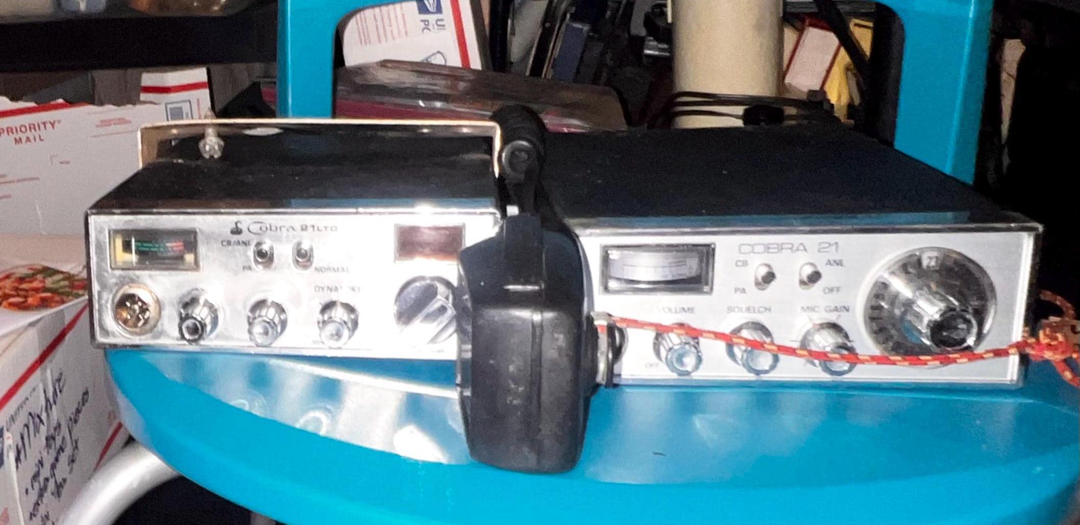 Vintage Cobra 21 CB Radio 23 Channel, Cobra 21 LTD 40 Channel Citizens ...
