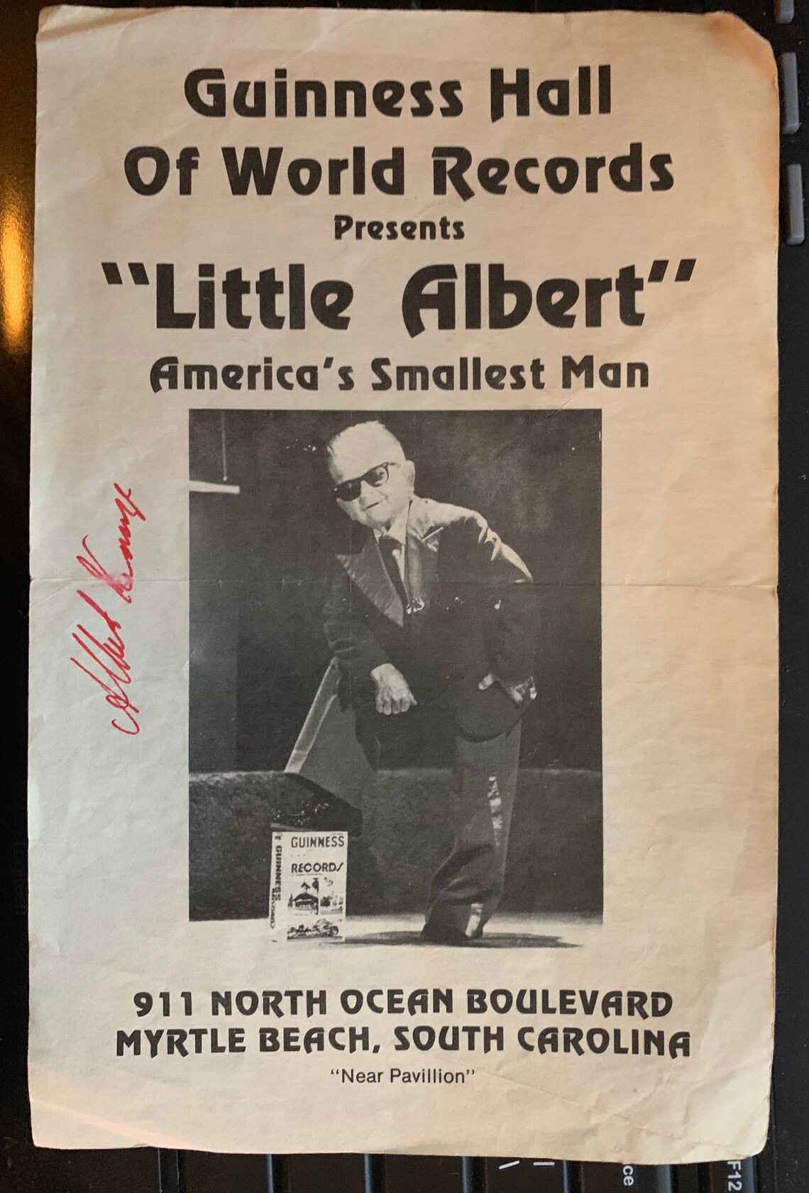 Americas smallest man Little Albert Guinness Hall of World | Etsy