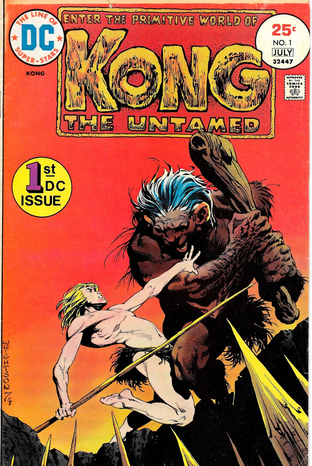 1st Issue Comic Books #1 - 1st Kong 1975, Marvel Comics. Pre-he Man ...
