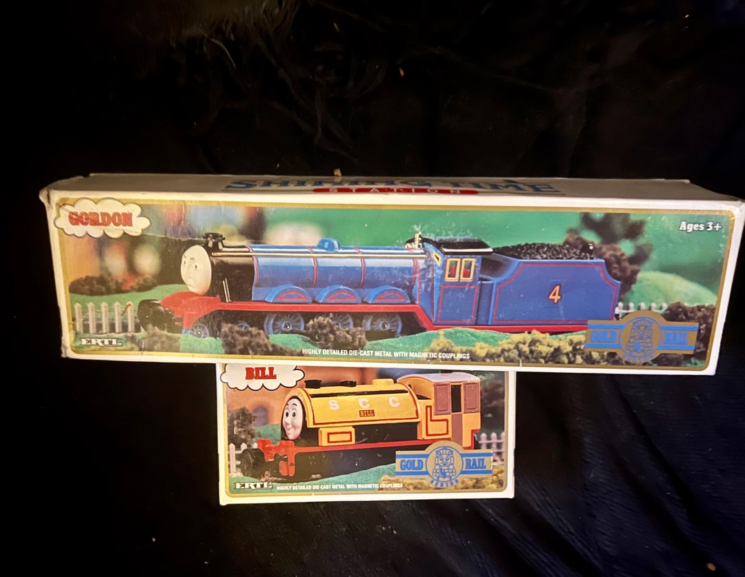 Thomas the Train Shining Time Station Gold Rail Series Bill and Gordon ...