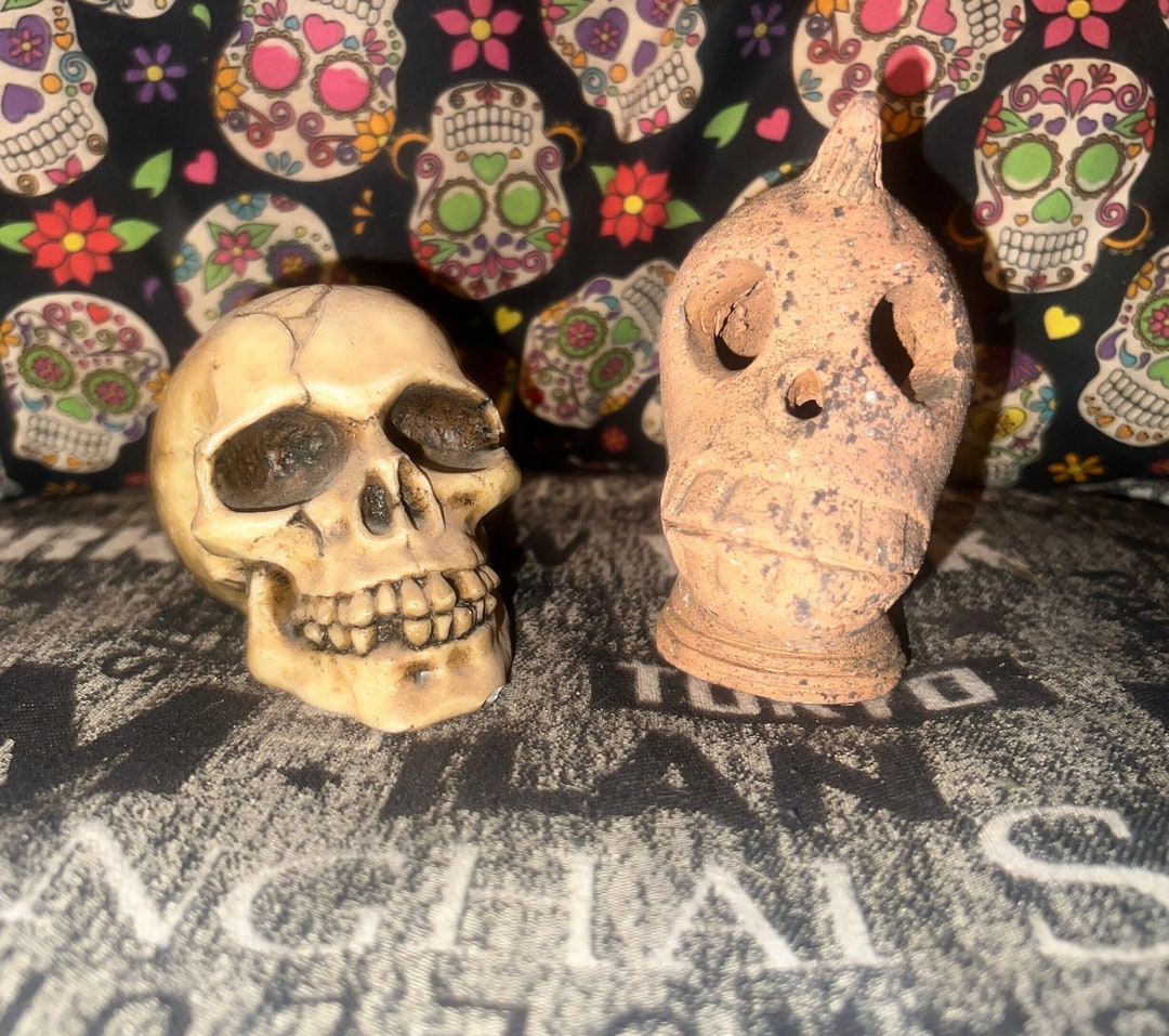Human and Sleestack Death Whistle Skulls From a Large Collection ...