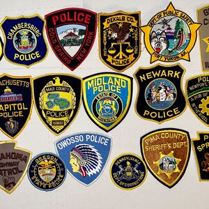 Sheriff Dept Patches State Police, City, County, Fed Units Alaska ...