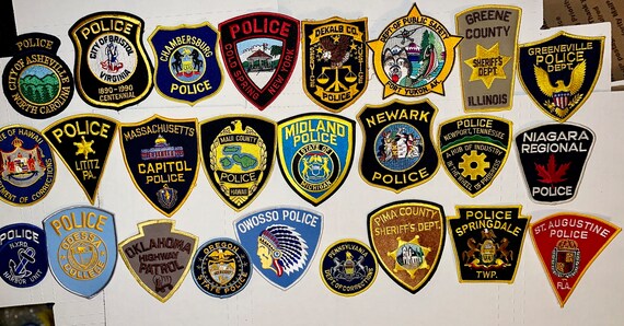Sheriff Dept Patches State Police, City, County, Fed … - Gem
