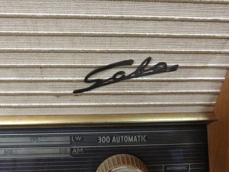SABA 300 Automatic Radio Vintage German Tube Radio Rare Piece - Etsy