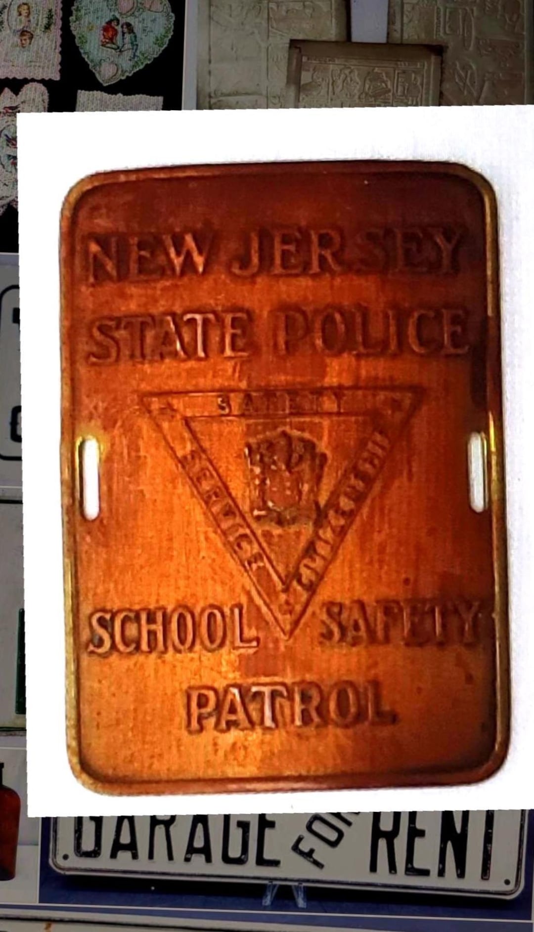 School Safety Patrol Crossing Guard Badge NJ State Police Official ...