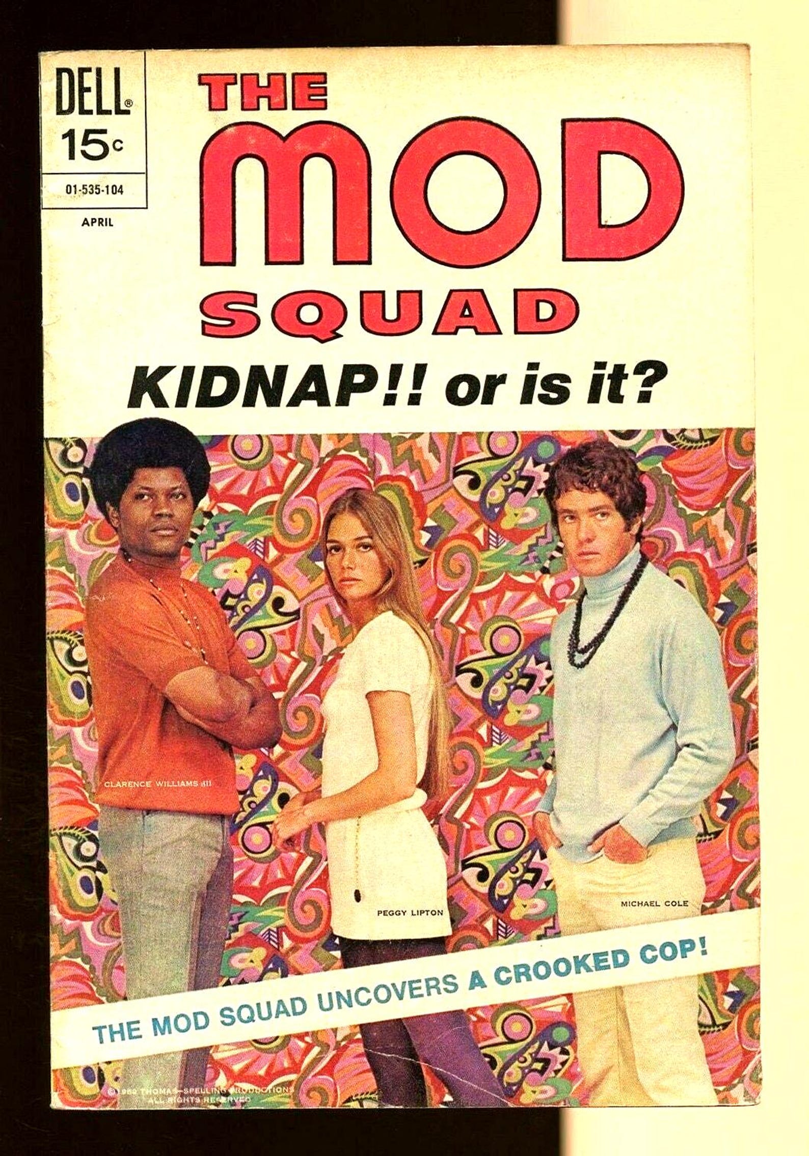 Mod Squad #2 July 1969. Comic Book Adaptation of the Hippie-era TV ...