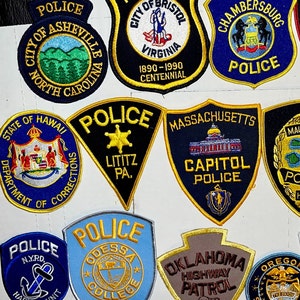 Sheriff Dept Patches State Police, City, County, Fed Units Alaska ...