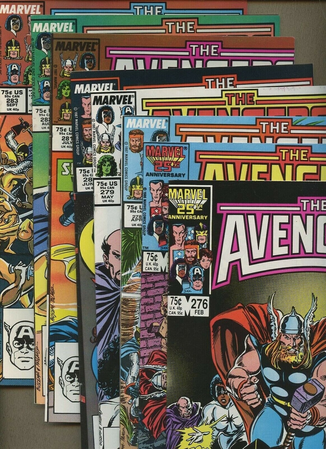 Avengers 276277278279280281282283 Eight Consecutive - Etsy