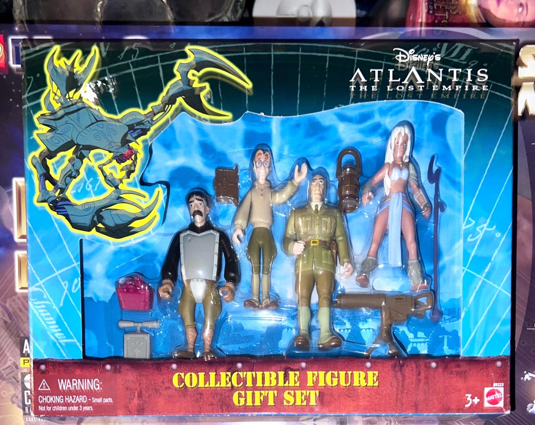 Disney Atlantis the Last Empire Collectable Figure Gift Set Vintage ...