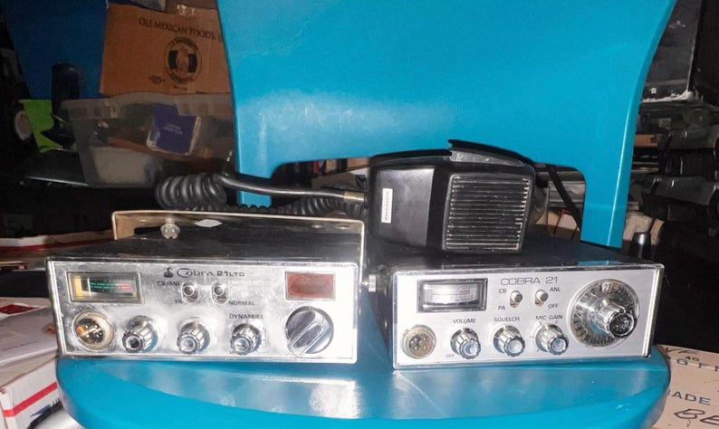 Vintage Cobra 21 CB Radio 23 Channel, Cobra 21 LTD 40 Channel Citizens ...