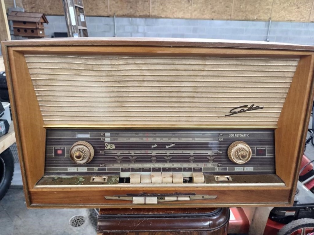 SABA 300 Automatic Radio Vintage German Tube Radio Rare Piece - Etsy