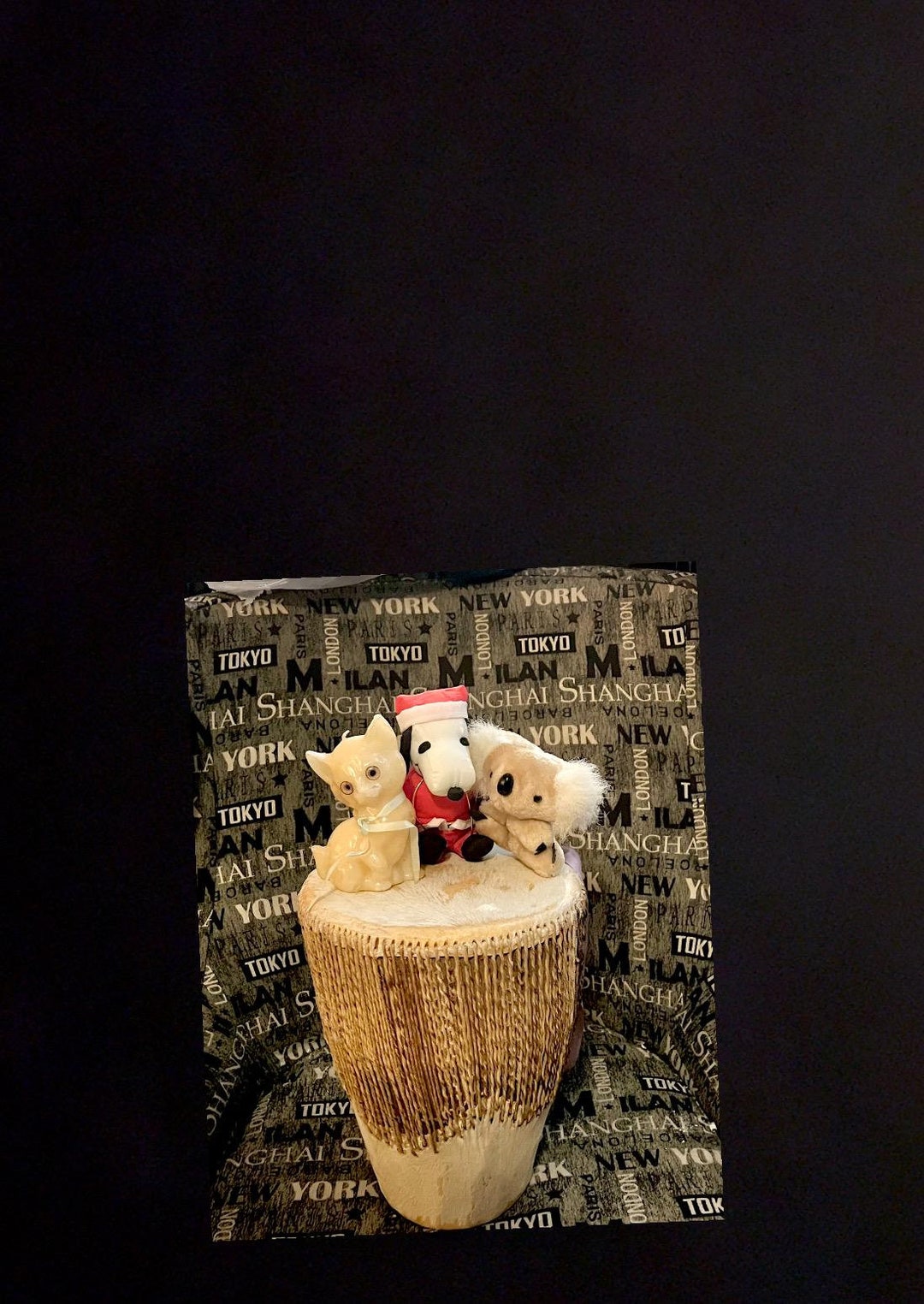 Old African Style Large Hand Drum With Real Soft Hide Top, Bottom ...