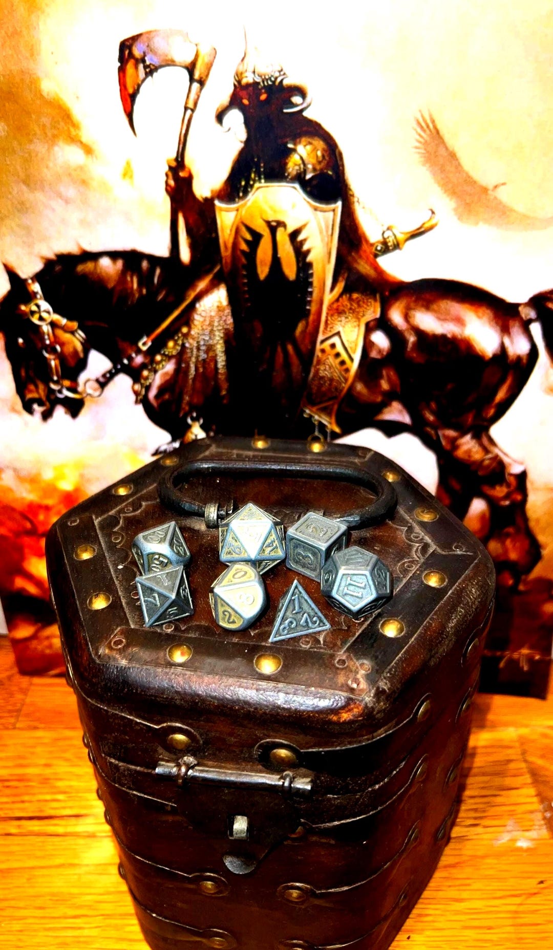 Dungeons and Dragons DND Grey Stone Styled Dice Envy Bones + Rare ...
