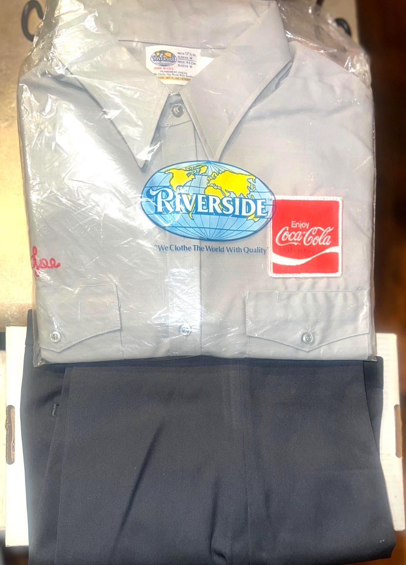 Coca Cola Delivery Uniform Vintage Unused Exc. Condition Enjoy Coca ...