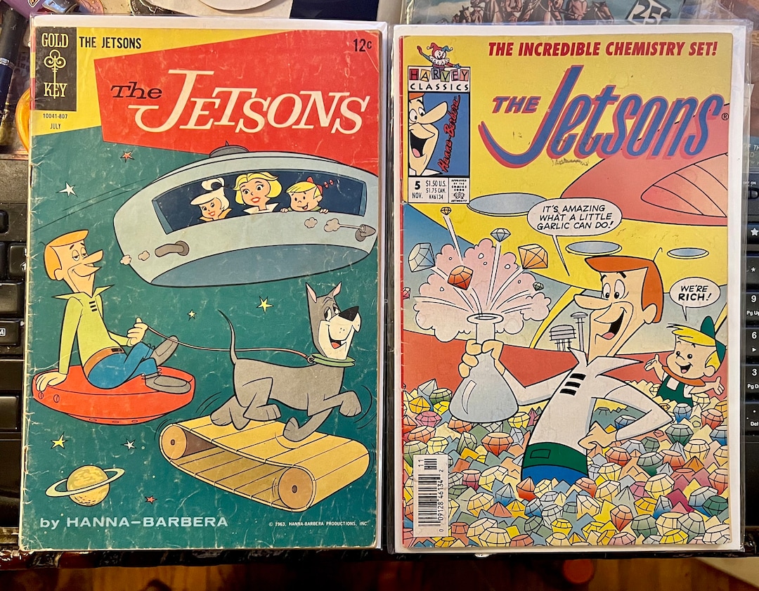 Jetsons 1963 Gold Key 27A 0.12 Cent Edition. July 1968 Jetsons 1992 ...