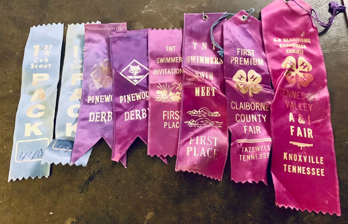 Vintage Blue Purple Ribbon 1st Place Ribbons Premium Vintage - Etsy