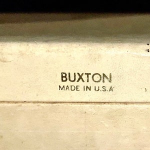 Lady Buxton Vintage Mid Century Jewelry Box Made in the USA. Spacious 3 ...