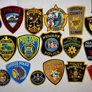 Sheriff Dept Patches State Police, City, County, Fed Units Alaska ...