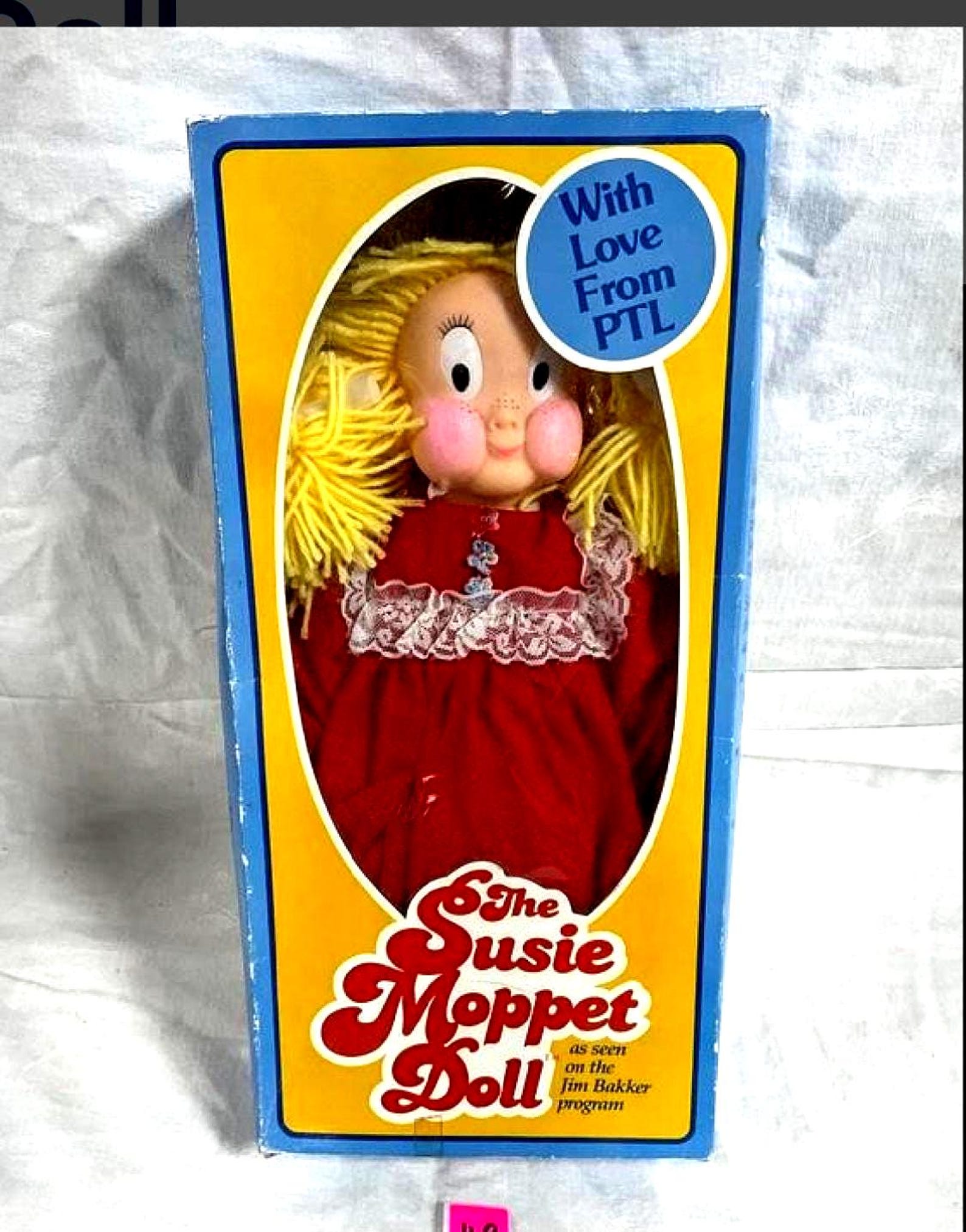 The Susie Moppet Doll. New in Box Vintage Jim and Tammy Baker Talking ...