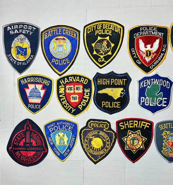 Law Enforcement Vintage Police Patchs Sheriff’s Dept.… - Gem
