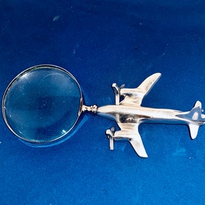 Airplane Magnifying Glass. Vintage & Rare Magnifying Glass With a ...