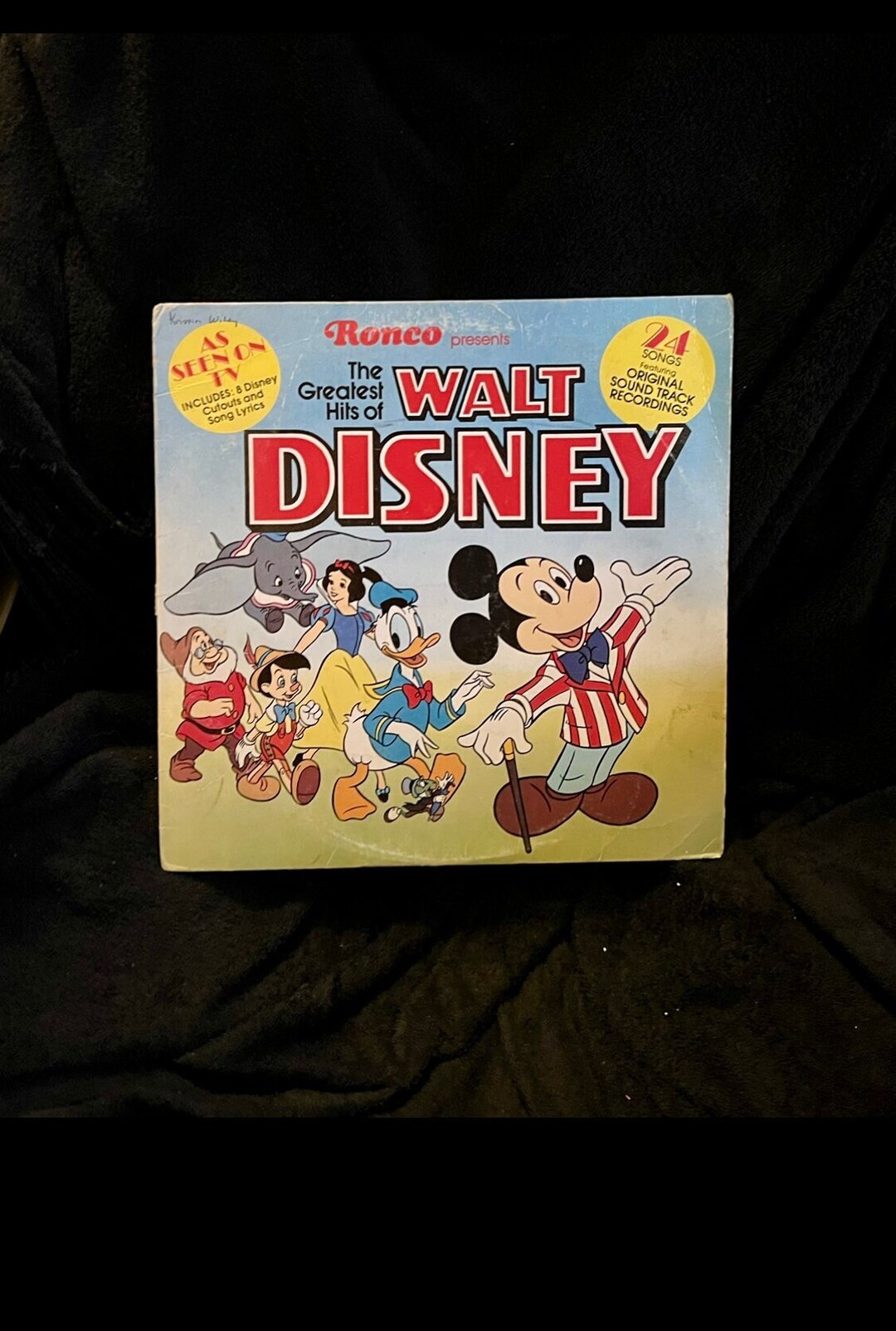 Disney's Best! Ronco Presents the Greatest Hits of Walt Disney Vintage ...