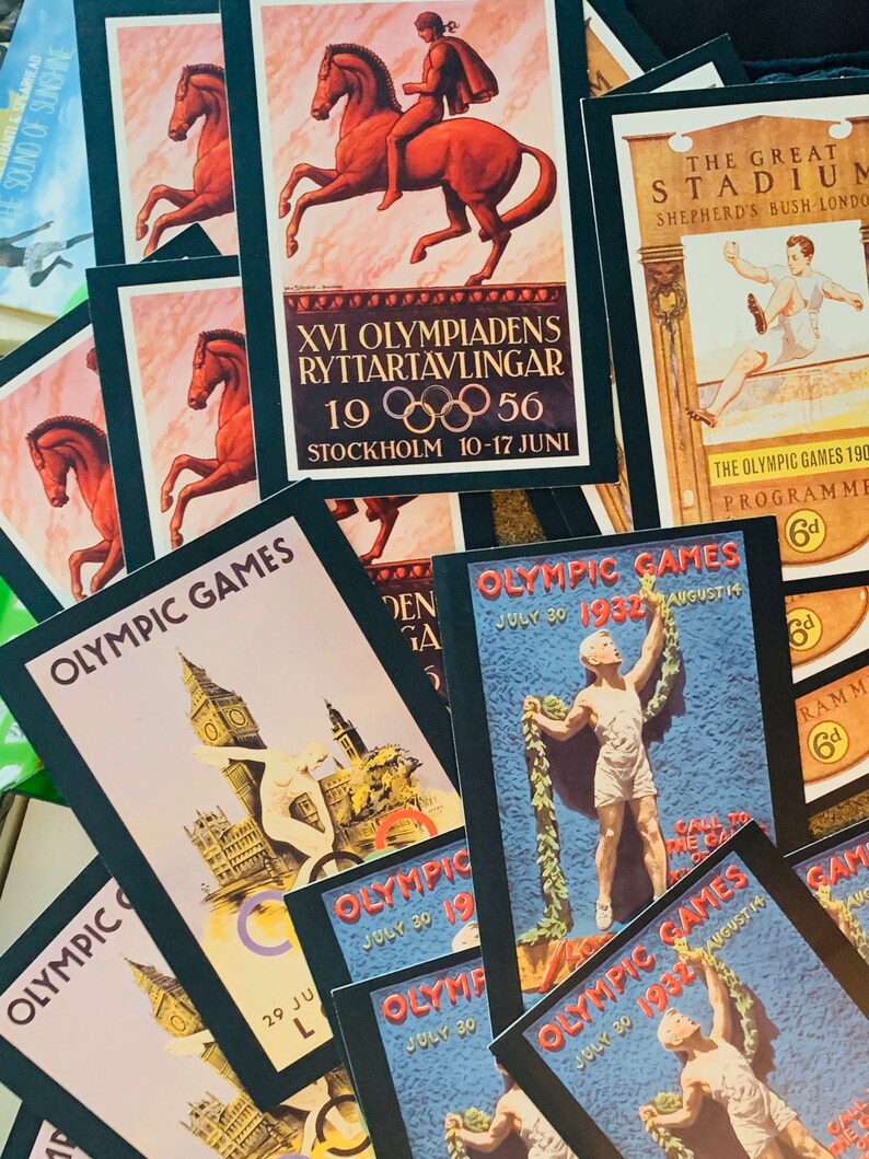 Olympic Games Hallmark Greeting Cards From 1992. Styled Like - Etsy