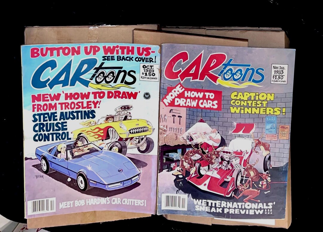 Cartoons Magazines Vintage Oct, Nov/dec 1983 Pre-iron ON Issues ...