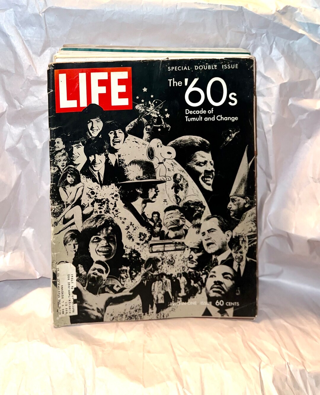The Sixties Life Magazine Cover Price 0.60 Cents Decade of Tumult ...