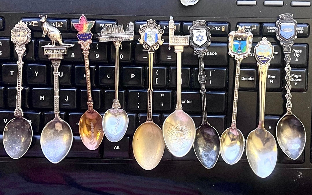 Miniature Spoon Collections 100s of Vintage Travel Spoons! Many ...