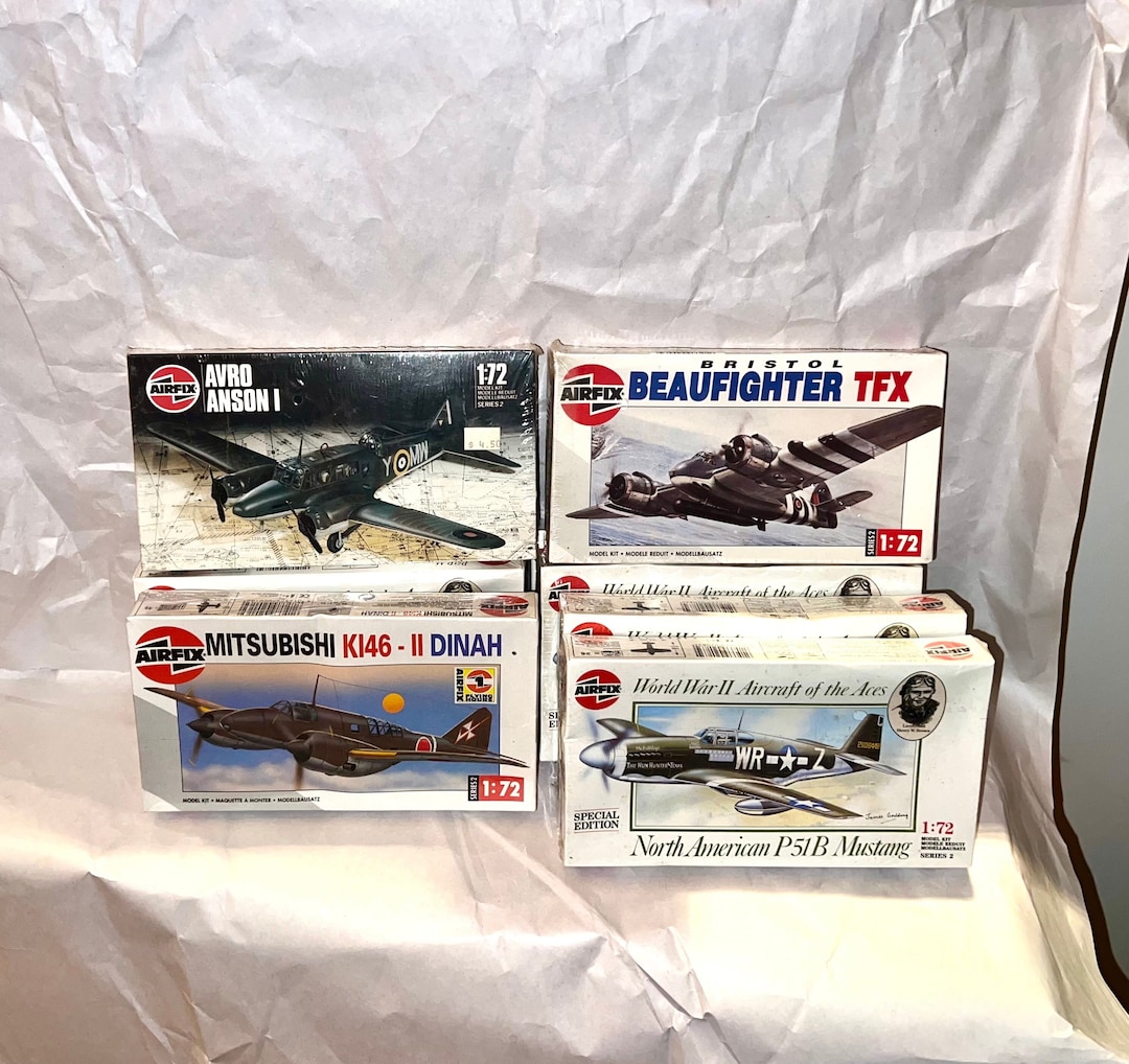 Model Aircraft. Vintage Airfix Model Military Aircraft From Brittan's ...