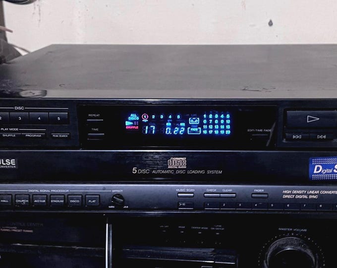 Sony Pulse 5 Disc CD Player Disk Changer CDP-CE415. Well Tested ...
