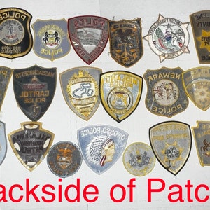 Sheriff Dept Patches State Police, City, County, Fed Units Alaska ...