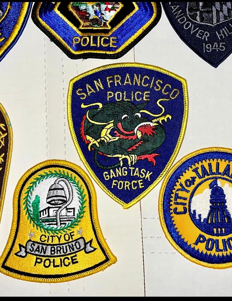Vintage Law Enforcement Patch Collection 5 Police Sheriff - Etsy