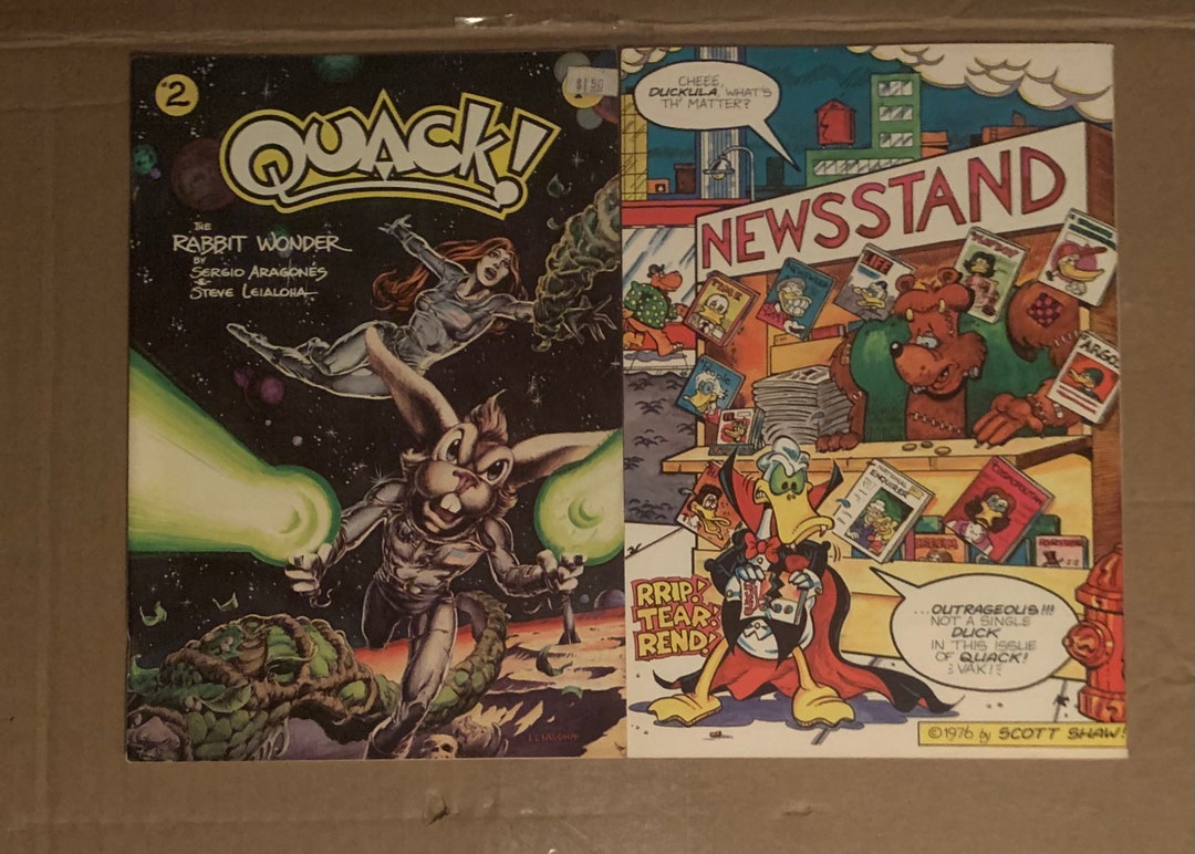 Quack 2 Underground Classic Printed in 1977. Adult Comic Highly ...