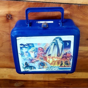 Vintage GI Joe Lunch Box. G.I. JOE A Real American Hero (1987) Aladdin ...