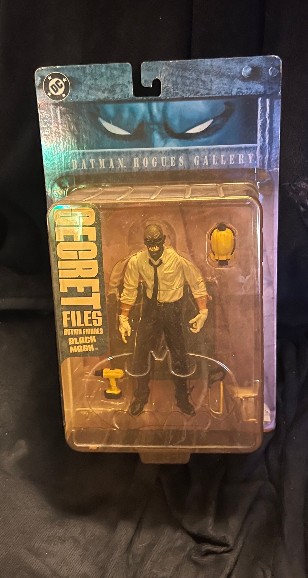 Black Mask Action Figure DC Direct Secret Files S1 Batman Rogues ...
