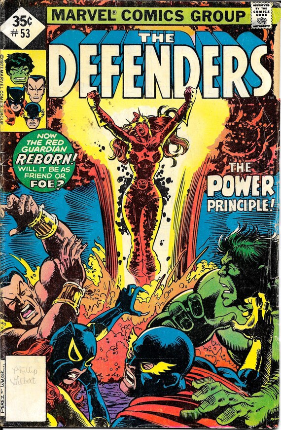 Defenders 53 Hulk Hellcat Valkyrie Scorpio Nighthawk. | Etsy