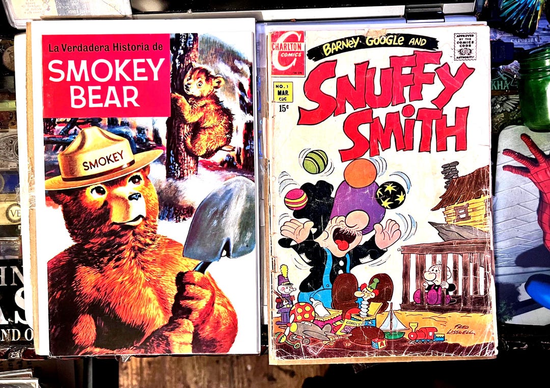 Snuffy Smith #1 Smokey the Bear # 1 US Spanish Reprint (1989) the True ...