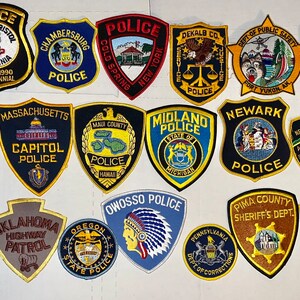 Sheriff Dept Patches State Police, City, County, Fed Units Alaska ...
