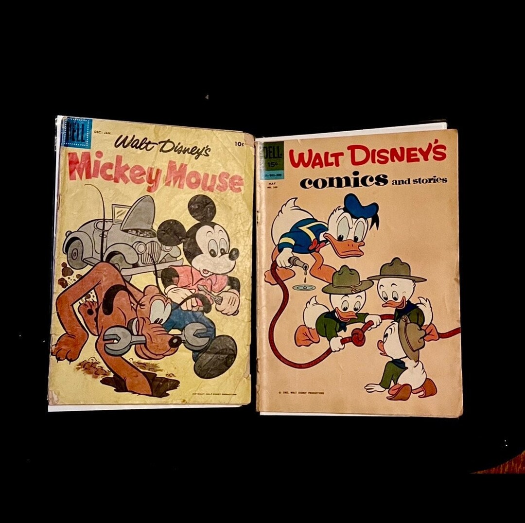 Walt Disneys Mickey Mouse 57 1958 & Walt Disneys Comics and Stories 262 ...