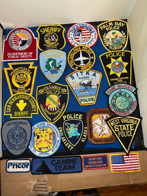 Law Enforcement Police Patches Huge Collection in sev… - Gem