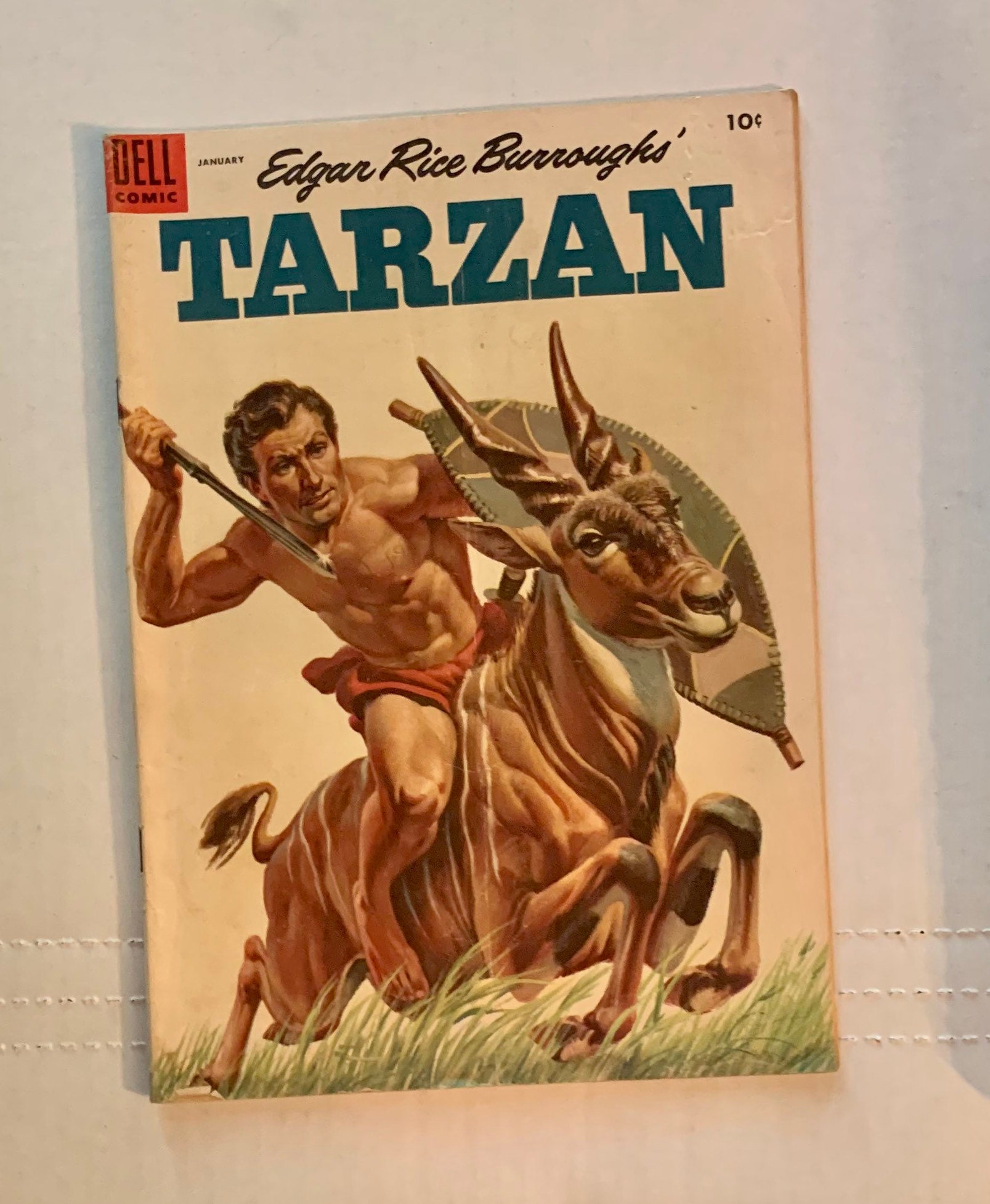 Edgar Rice Burrough’s Tarzan #64 Golden Age Comic 1955. Morris Gollub ...