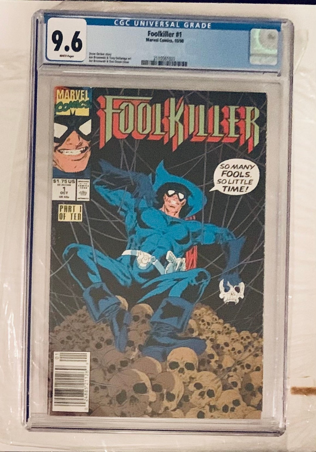 Fool Killer #1 Comic Book High Grade CGC 9.6 Aug, 1990. Part 1 of 10 ...