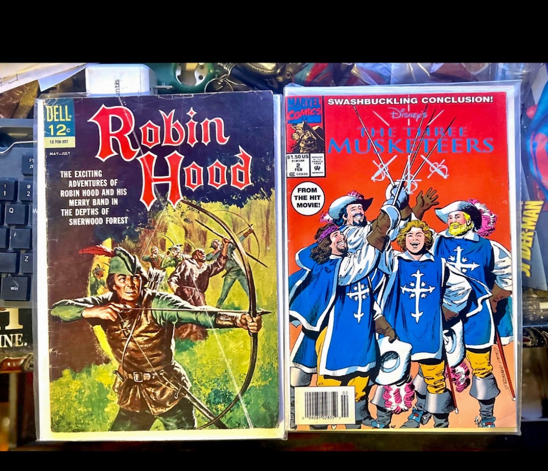 Robin Hood #1 (1963) & Disney’s the Three Musketeers #2 (1994) Classic ...
