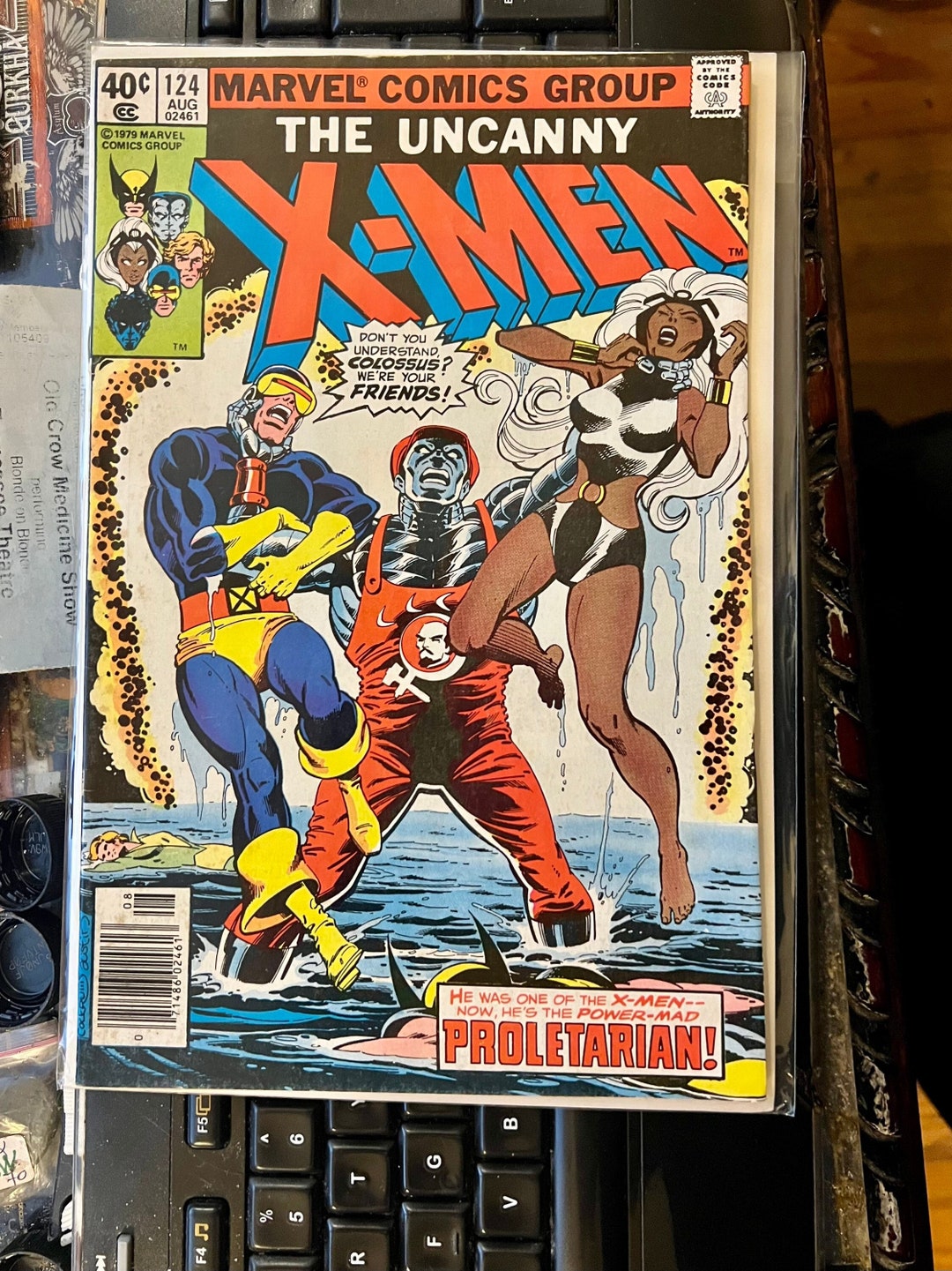 Uncanny X-men #124 Colossus Becomes Proletarian 1st App. Colleen Wing ...