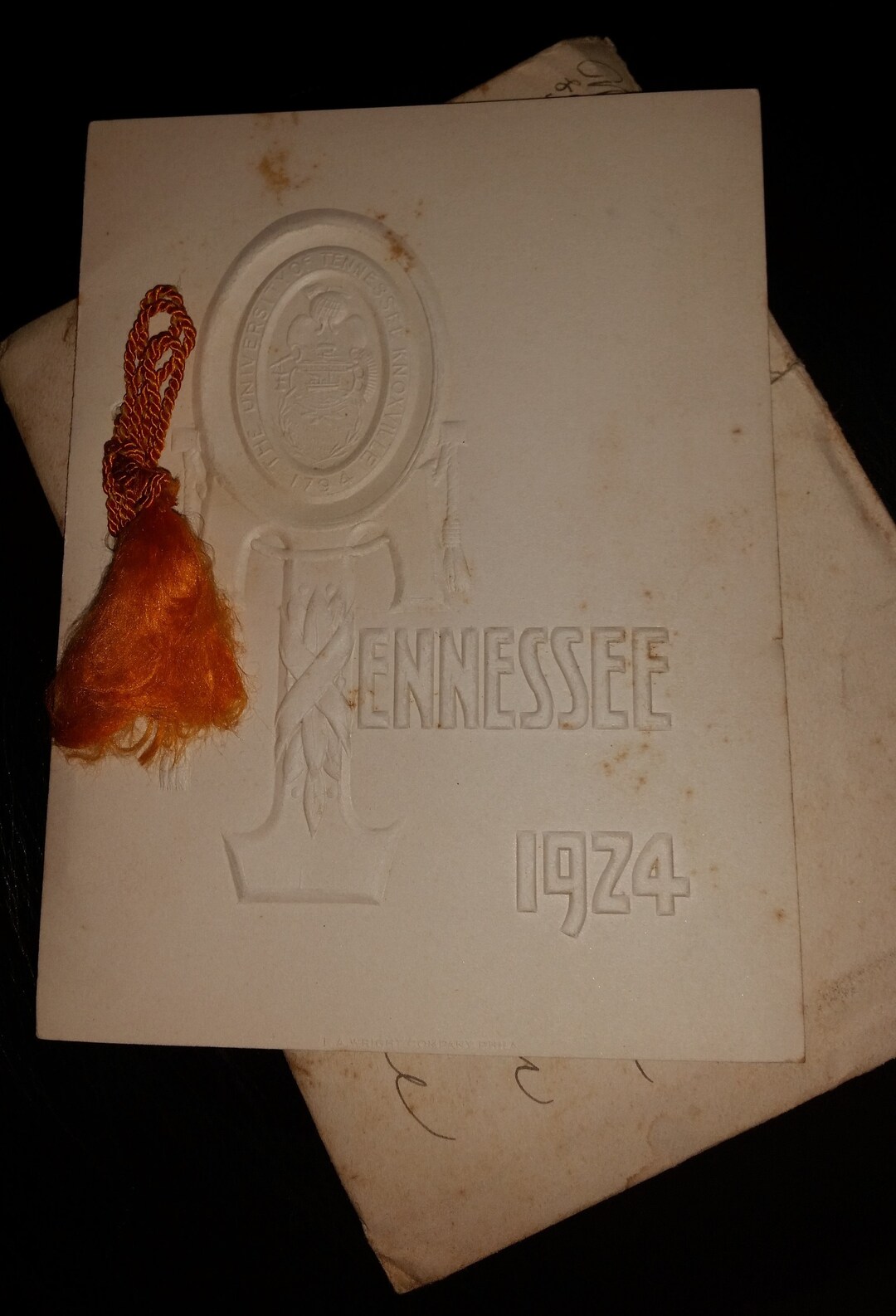 UT Class of 1924 University of Tennessee Commencement Program. Historic ...