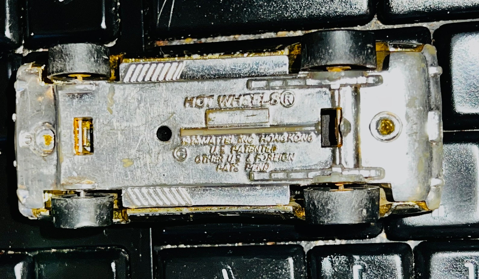 Hot Wheels Rodger Dodger Chrome Gold Plum Purple Charger. Black Wall ...