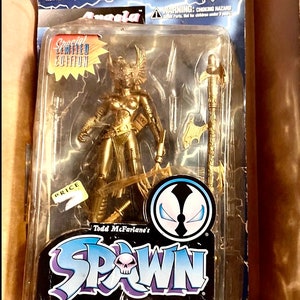Angela Gold Spawn Deluxe Edition Figure 1995 Todd Toys Early Mcfarlane ...